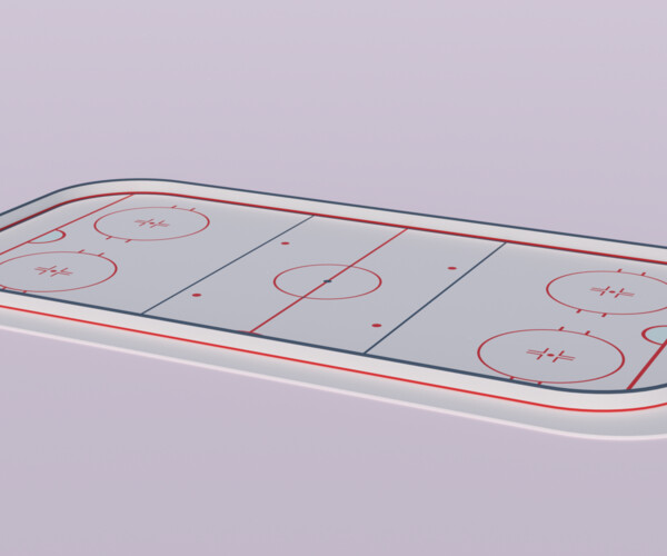 ArtStation - Cartoon Ice Hockey Rink | Resources