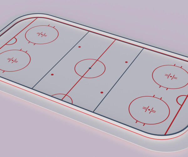 ArtStation - Cartoon Ice Hockey Rink | Resources