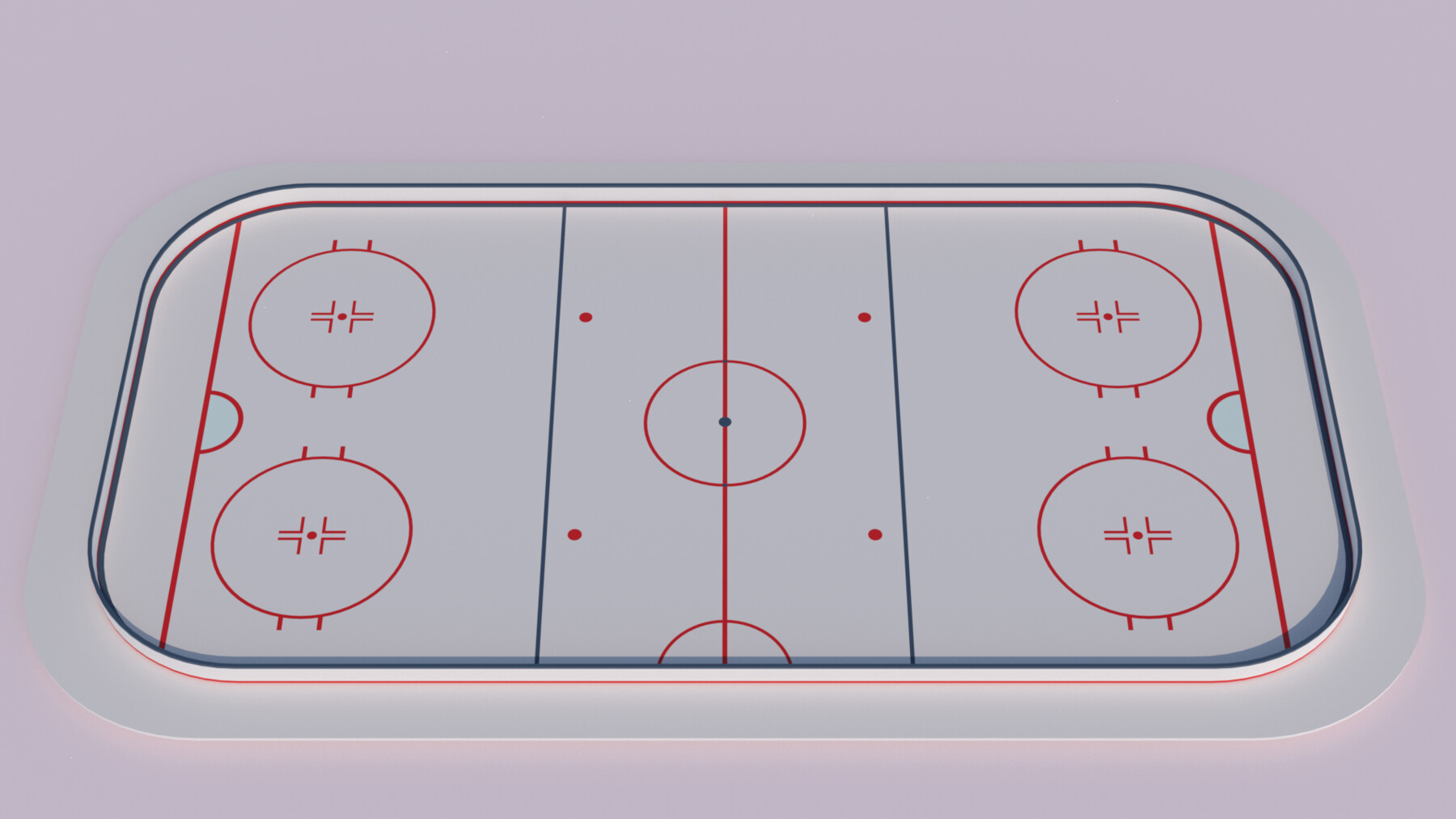 ArtStation - Cartoon Ice Hockey Rink | Resources