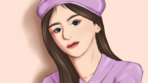 ArtStation - Digital Art Girl Icon | Artworks