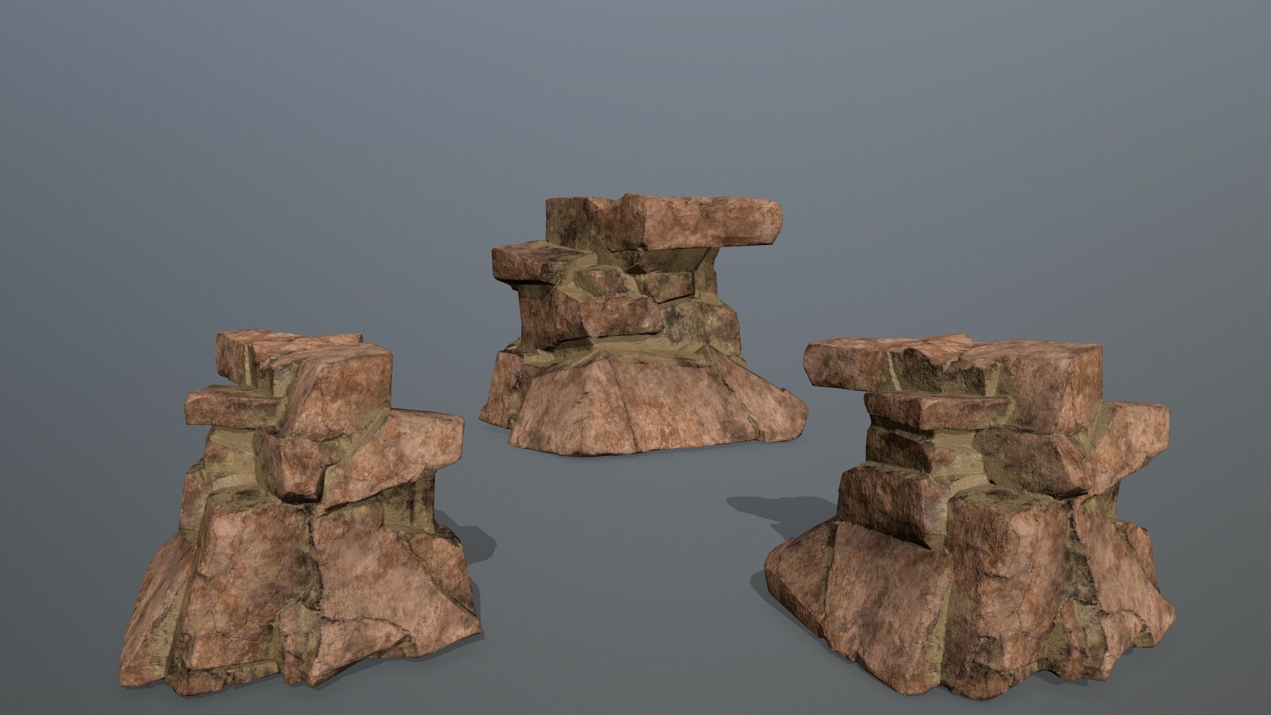 ArtStation - desert rocks | Game Assets