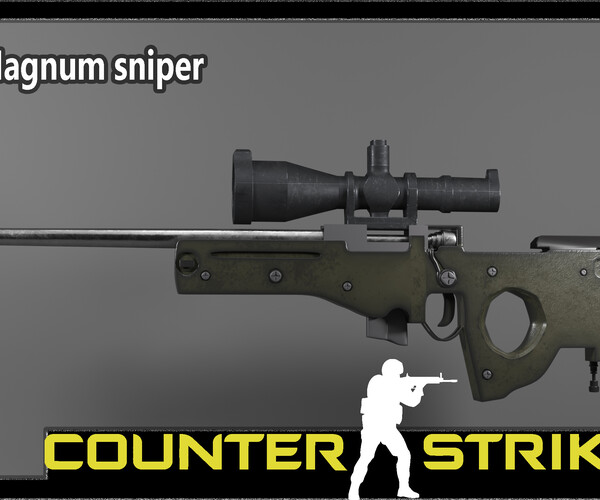 ArtStation - 5 weapon Rifles in counter strike | Game Assets