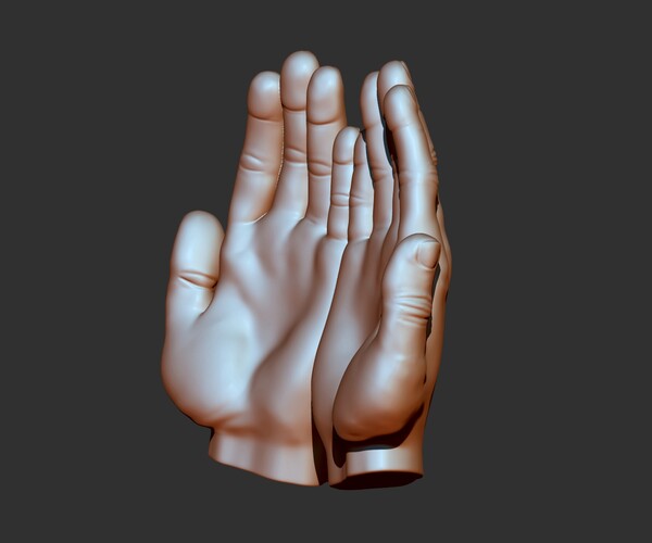 ArtStation - hand 3d print | Resources