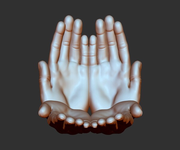 ArtStation - hand 3d print | Resources