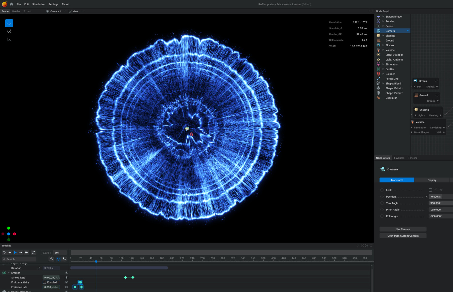 ArtStation - Embergen Schockwave Preset 1 | Resources