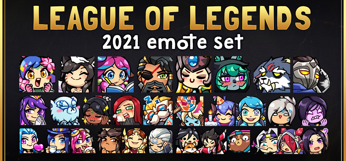 ArtStation - League of Legends 2021 Emote Set | Artworks
