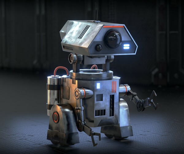 ArtStation - Sci-Fi Worker Robot | Resources