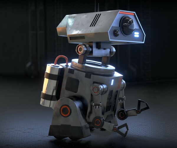 ArtStation - Sci-Fi Worker Robot | Resources