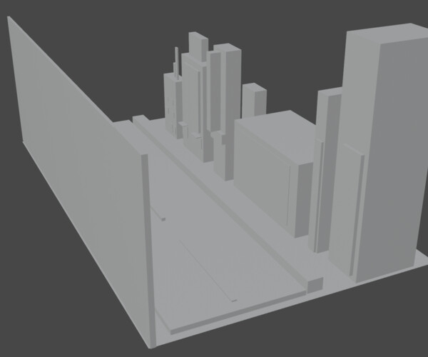 ArtStation - City road cartoon model | Resources