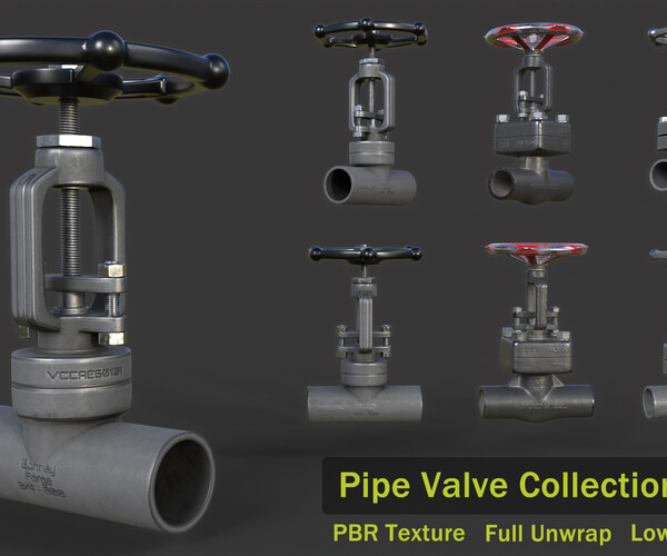 ArtStation - Pipe Valve Collection | Game Assets