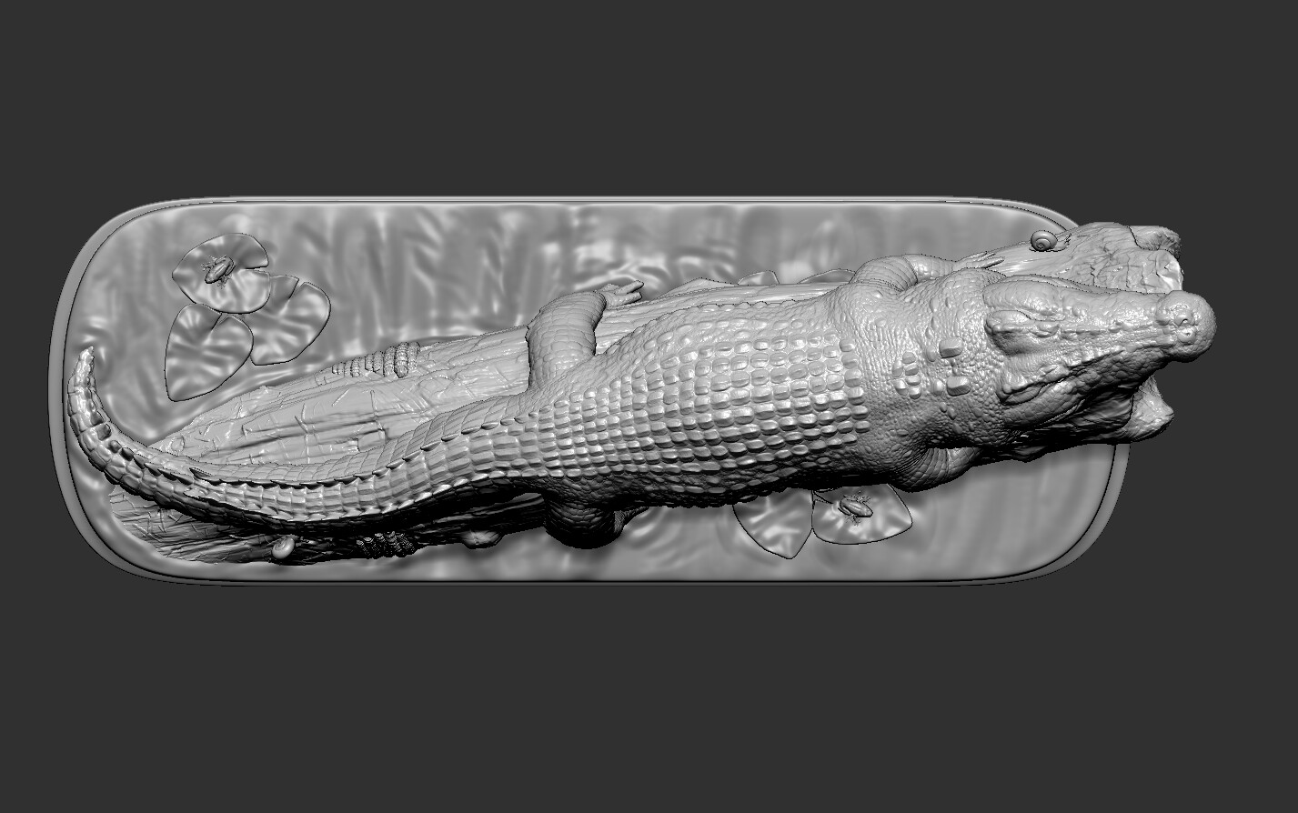 ArtStation - Crocodile in Tree | Resources