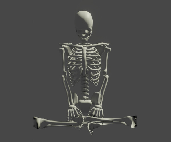 ArtStation - Skeleton Monk | Game Assets