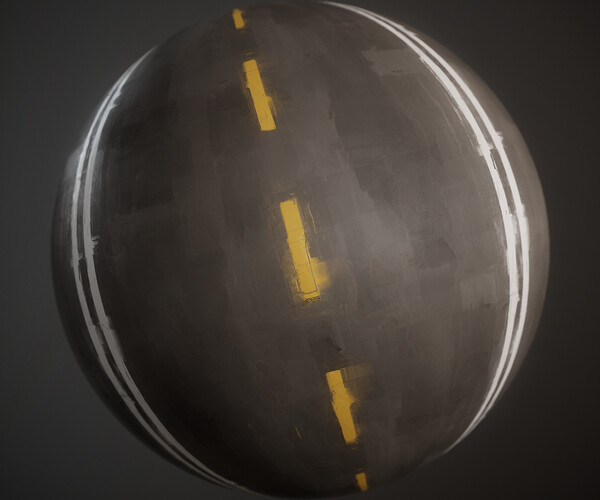 ArtStation - Stylized Asphalt | Resources