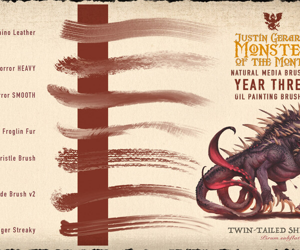 ArtStation - Monster of the Month YEAR THREE BUNDLE : Oil and ...