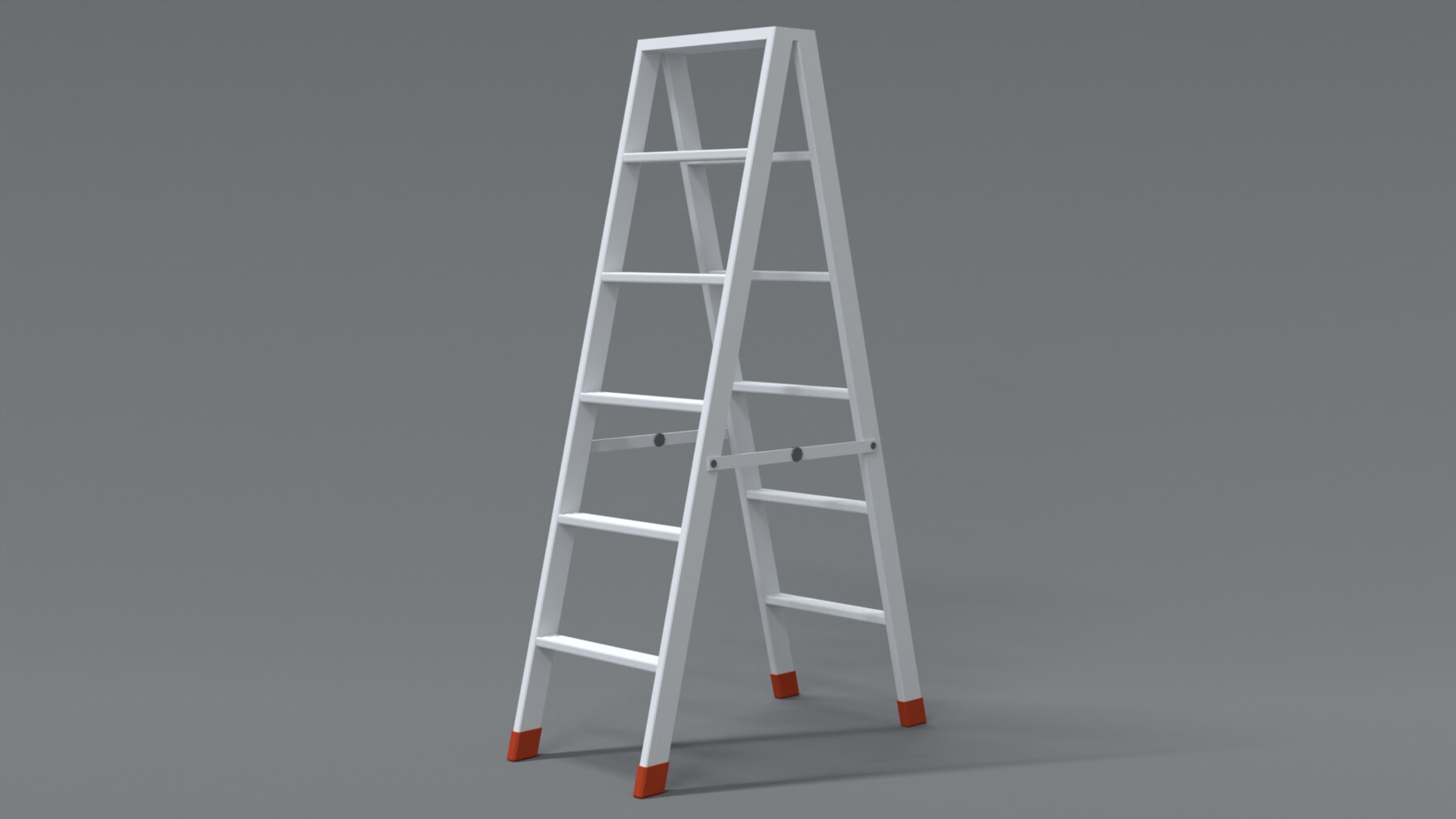 ArtStation - Low Poly Cartoon Aluminium Ladder | Game Assets