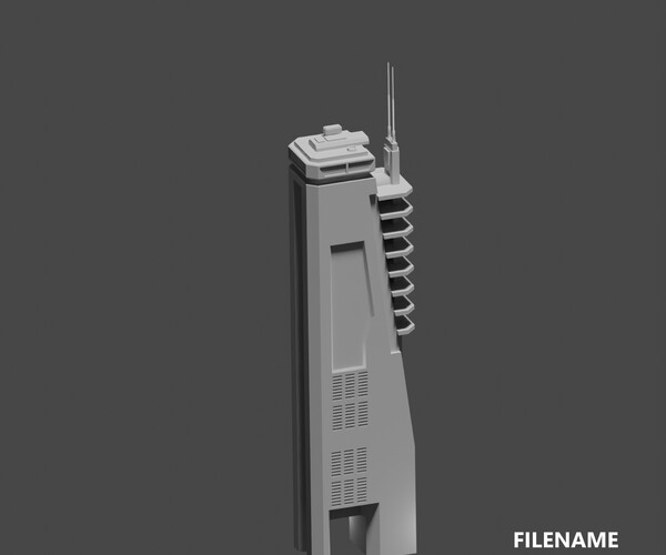 ArtStation - [Bundle] 71 Sci-Fi Skyscrapers and Residential Buildings ...