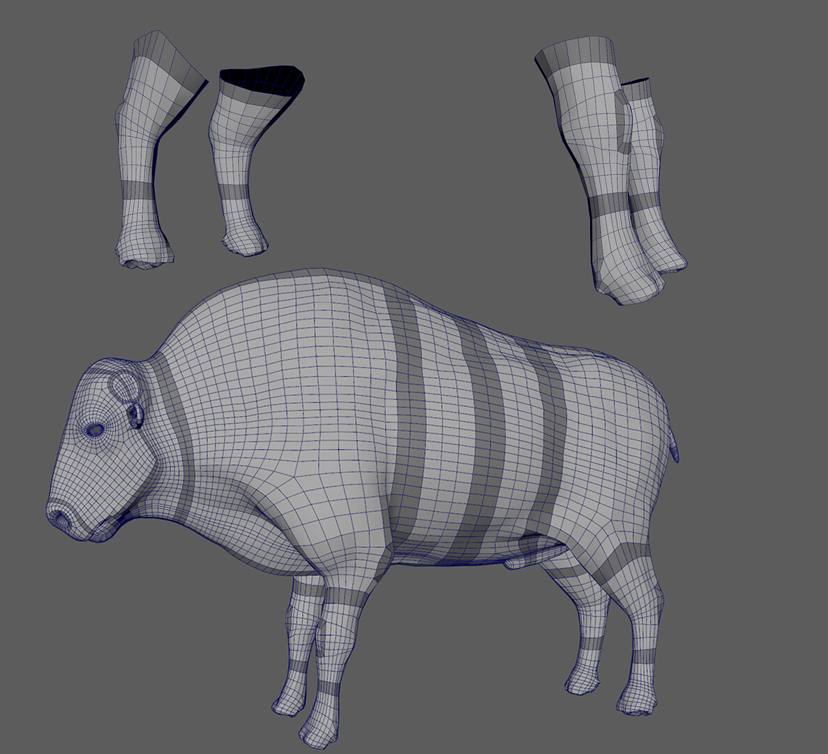 ArtStation - Bison | Game Assets