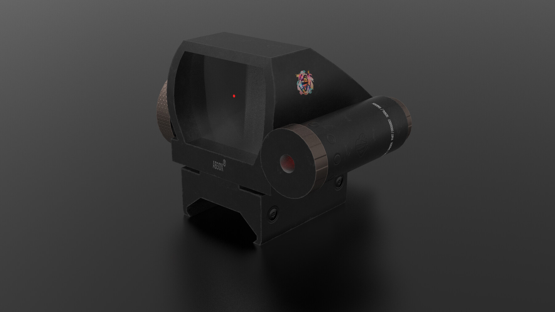 ArtStation - Holoref Reflex Scope | Game Assets
