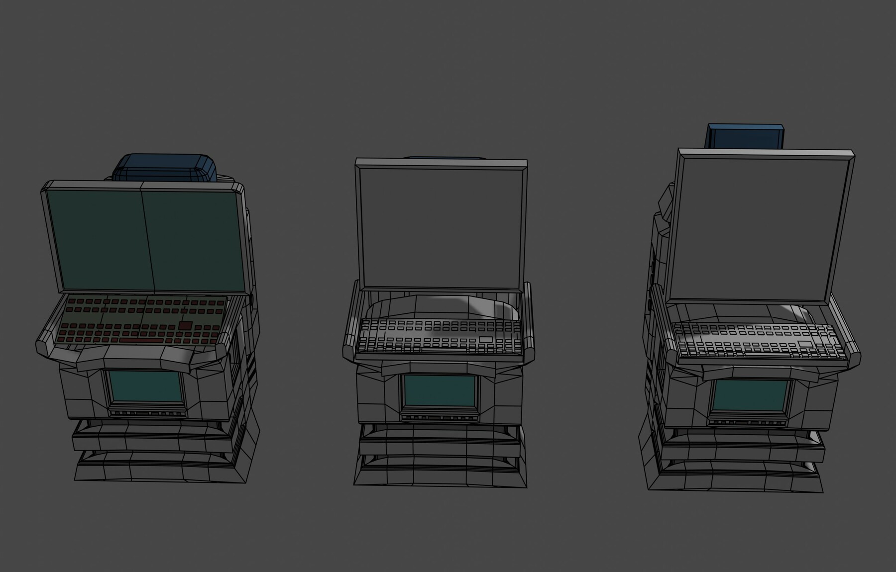 ArtStation - Computing equipment and monitors | Game Assets