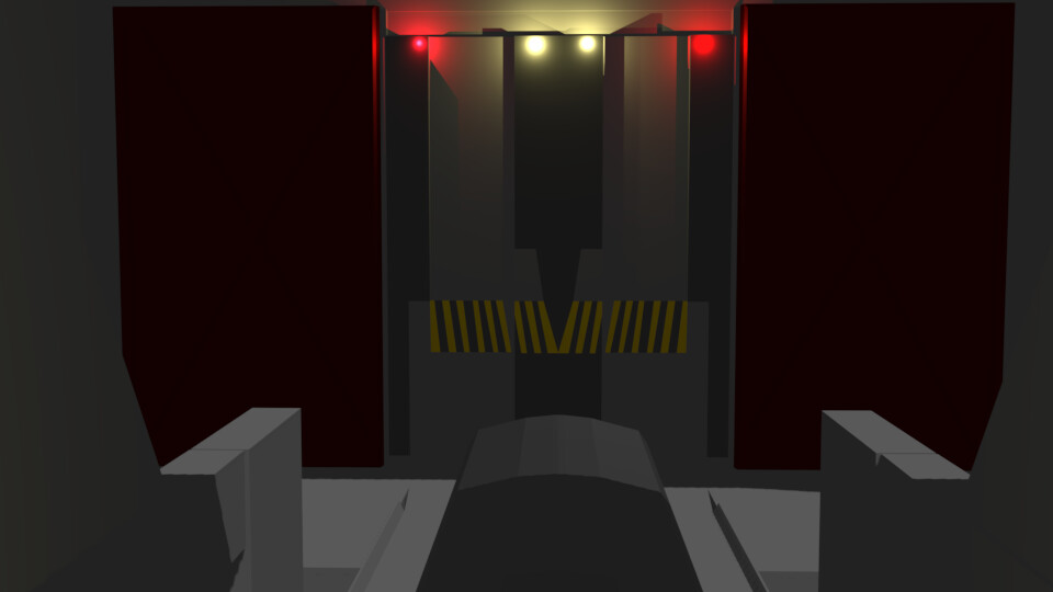 ArtStation - low-poly heavy train with terrain | Game Assets