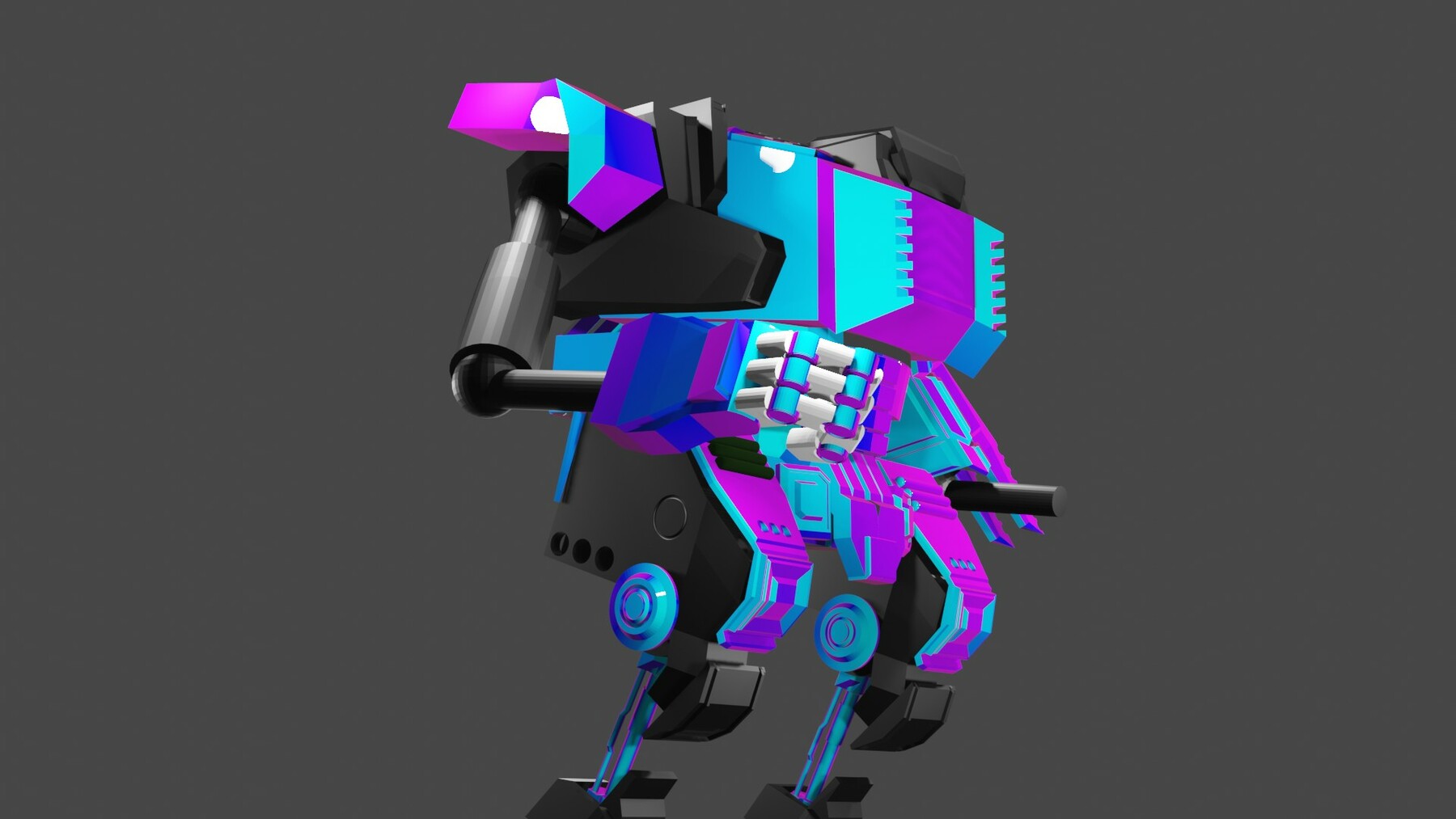 ArtStation - Mech robot gradient | Game Assets