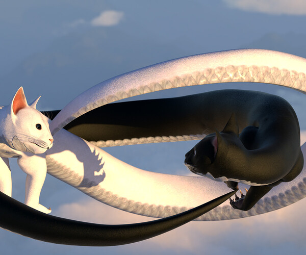 ArtStation - Tatzelwurm for DAZ Dragon 3 | Resources