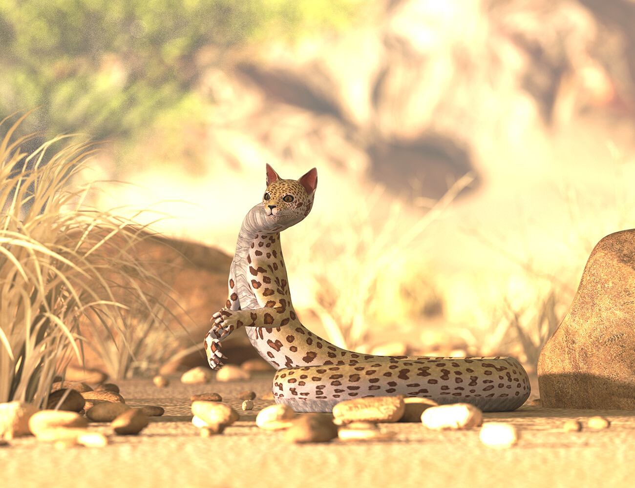 ArtStation - Tatzelwurm for DAZ Dragon 3 | Resources