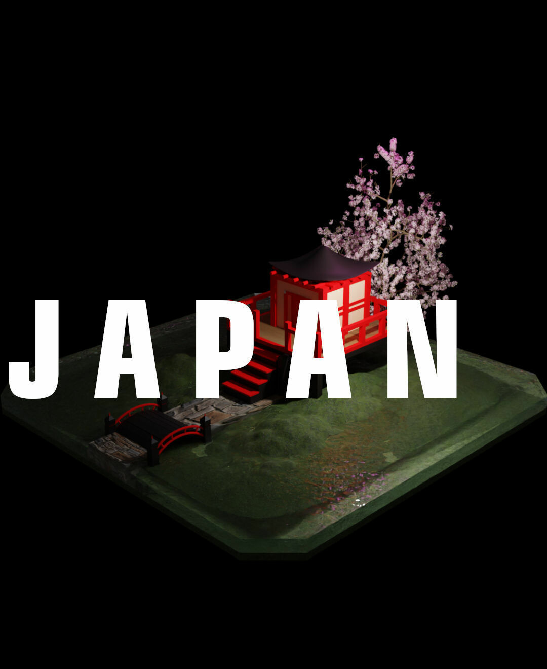 ArtStation - japan house Low-poly | Game Assets