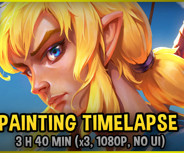 ArtStation - Legend of Zelda Fan Art - Painting Timelapse | Tutorials