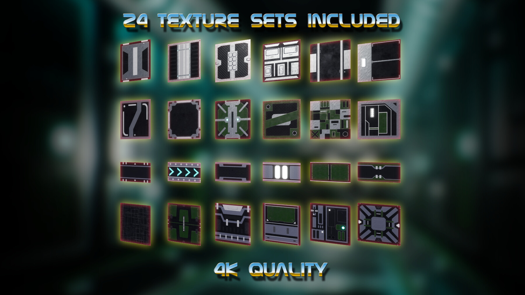 ArtStation - Basic Sci-fi Textures Vol. 4 | Game Assets