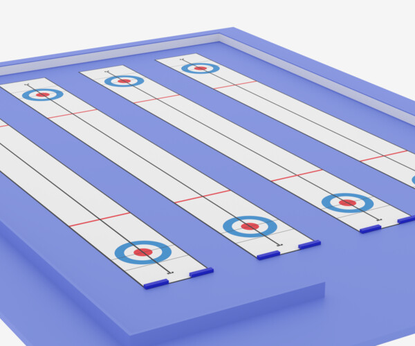 ArtStation - Cartoon Curling Rink | Resources