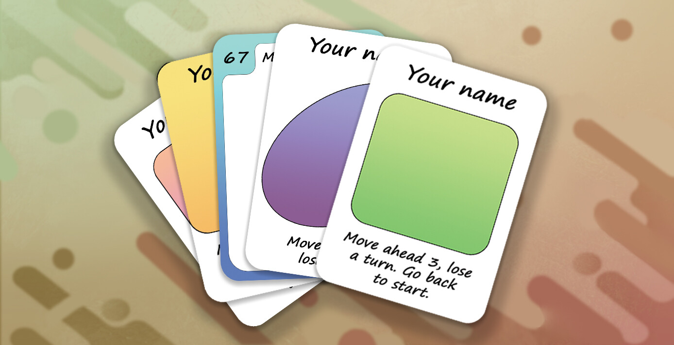 ArtStation - Simple card template | Game Assets