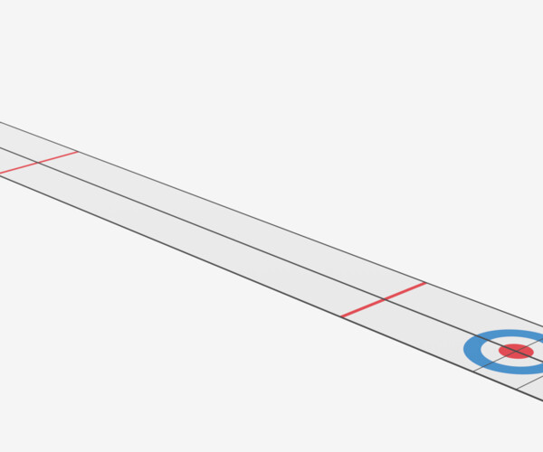 ArtStation - Cartoon Curling Rink 1 Line | Resources