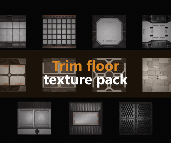 ArtStation - Trim floor texture pack | Game Assets