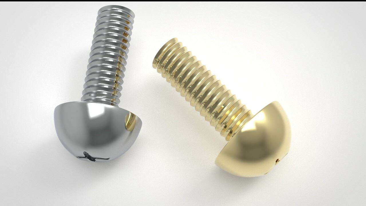 ArtStation - Screw nut & bolt modeling | Resources
