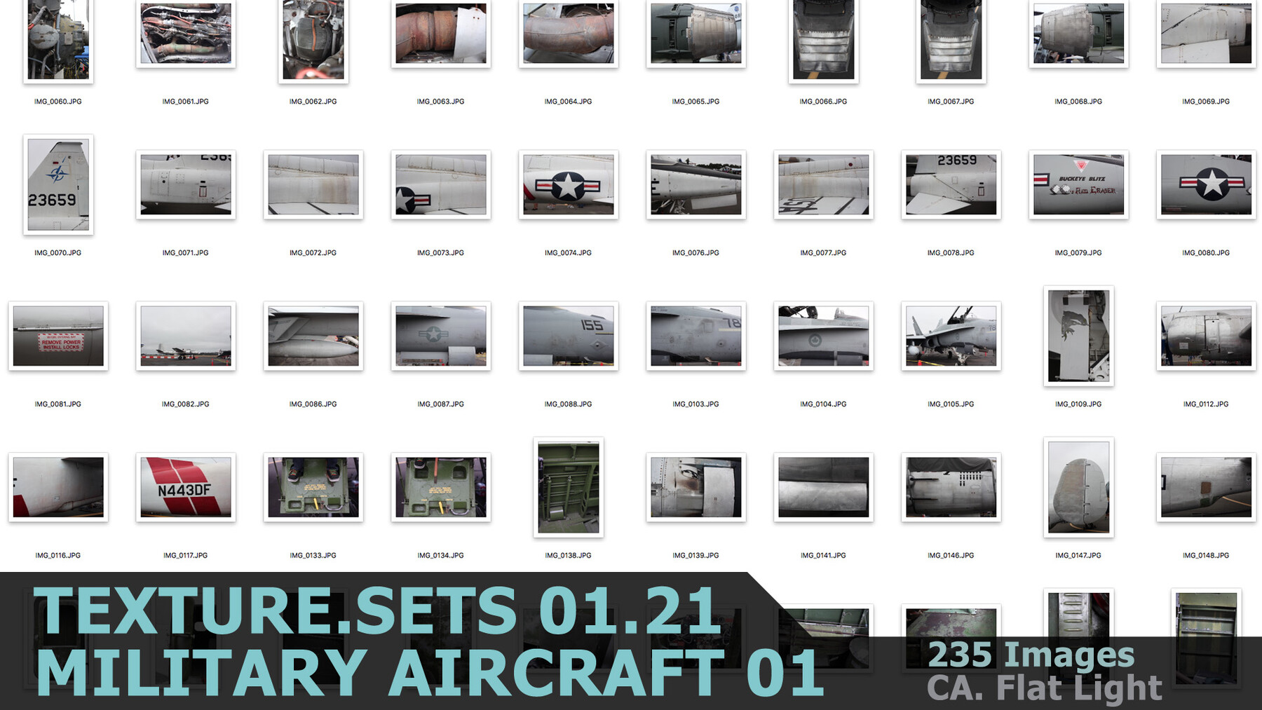 ArtStation - Aircraft 01 Textures / Material Ref | Resources