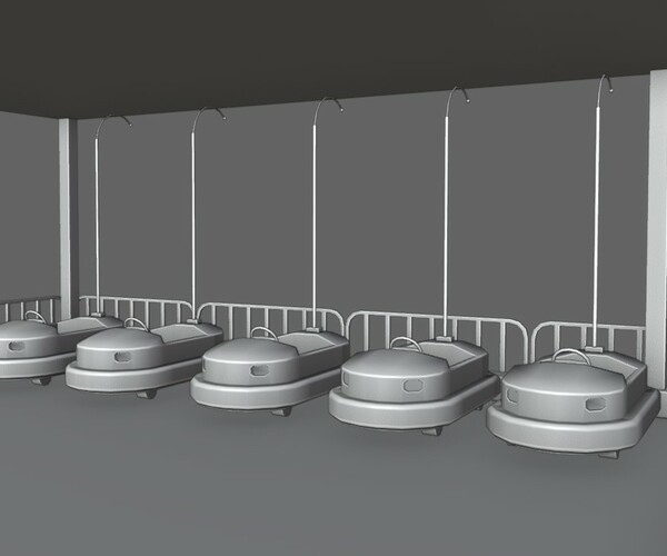 ArtStation - Beat Cart - Amusement Park - Parque de Diversoes Low-poly ...