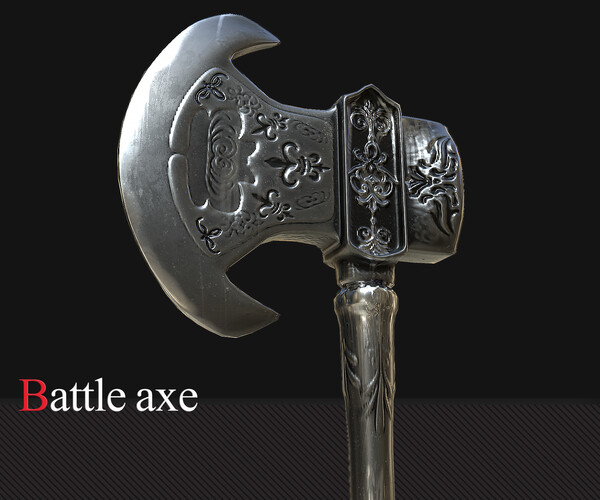 ArtStation - Battle axe | Game Assets
