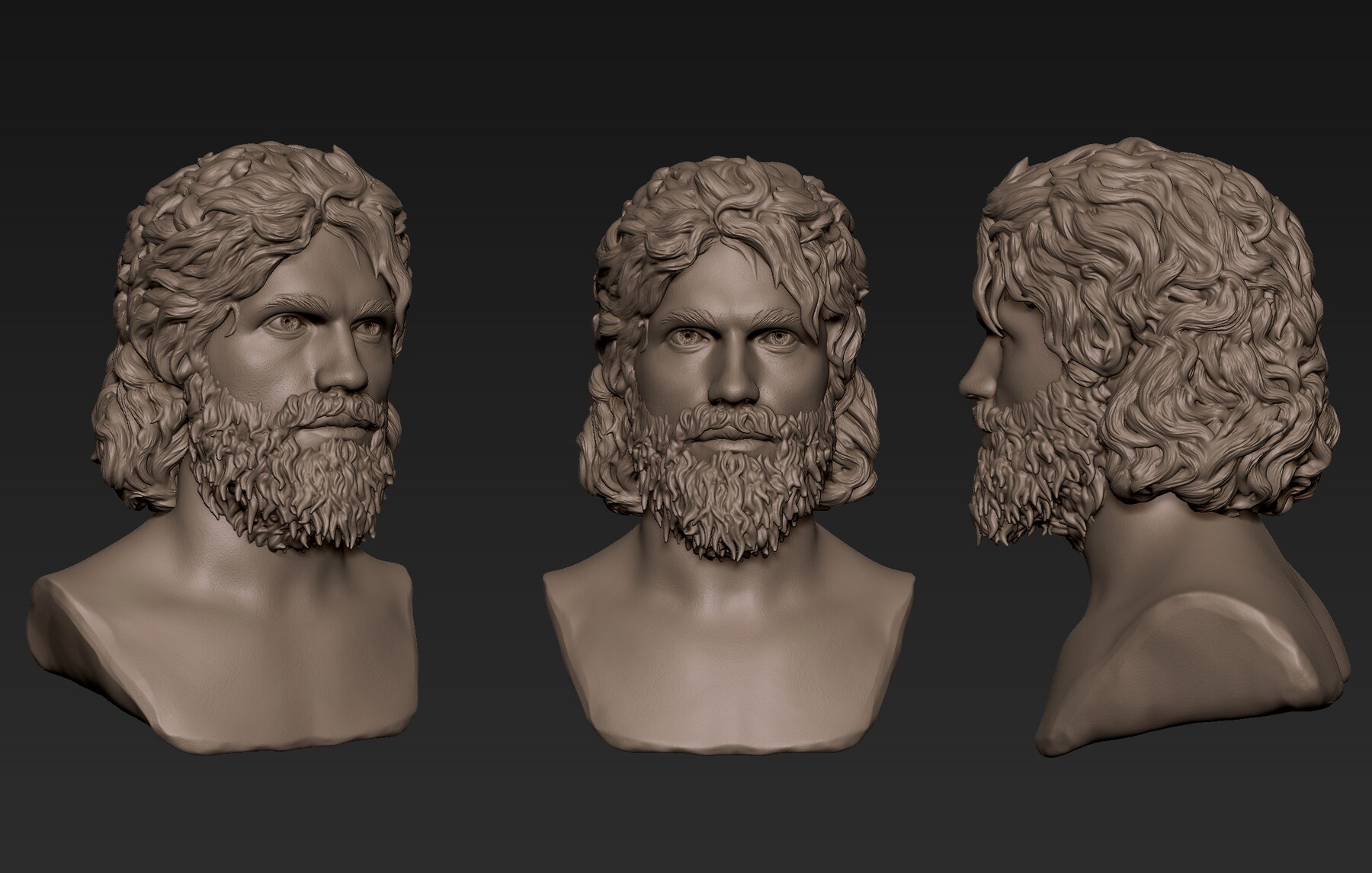 ArtStation - Male Head Sculpt | Resources