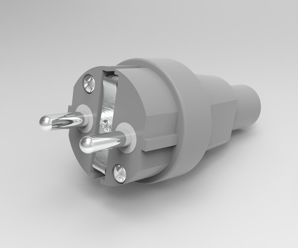 ArtStation - industrial plug and socket | Resources