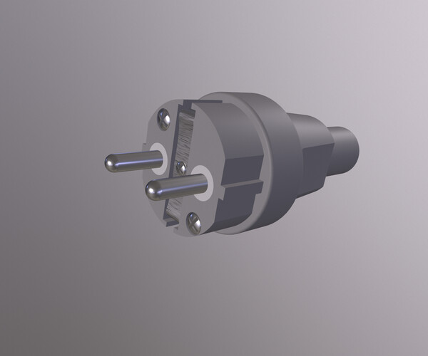 ArtStation - industrial plug and socket | Resources