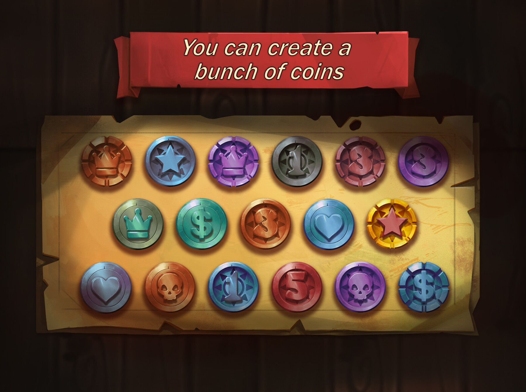 ArtStation - Coins generator pack | Game Assets