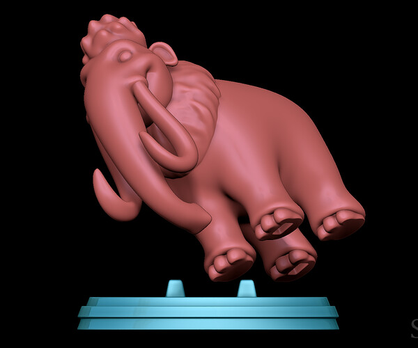 ArtStation - Julian - Ice Age 3D print model | Resources