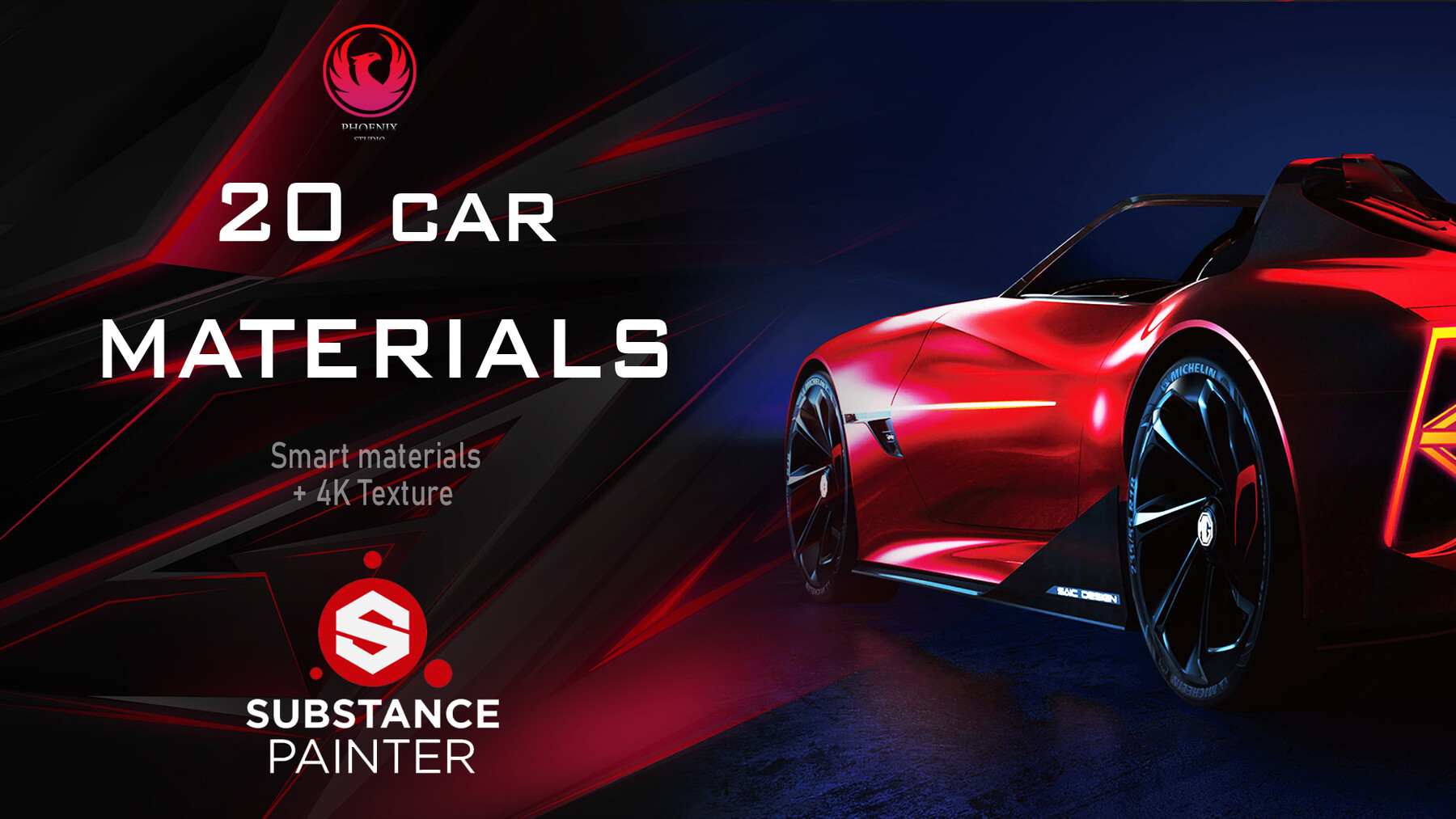 ArtStation - 20 Car Materials | Game Assets