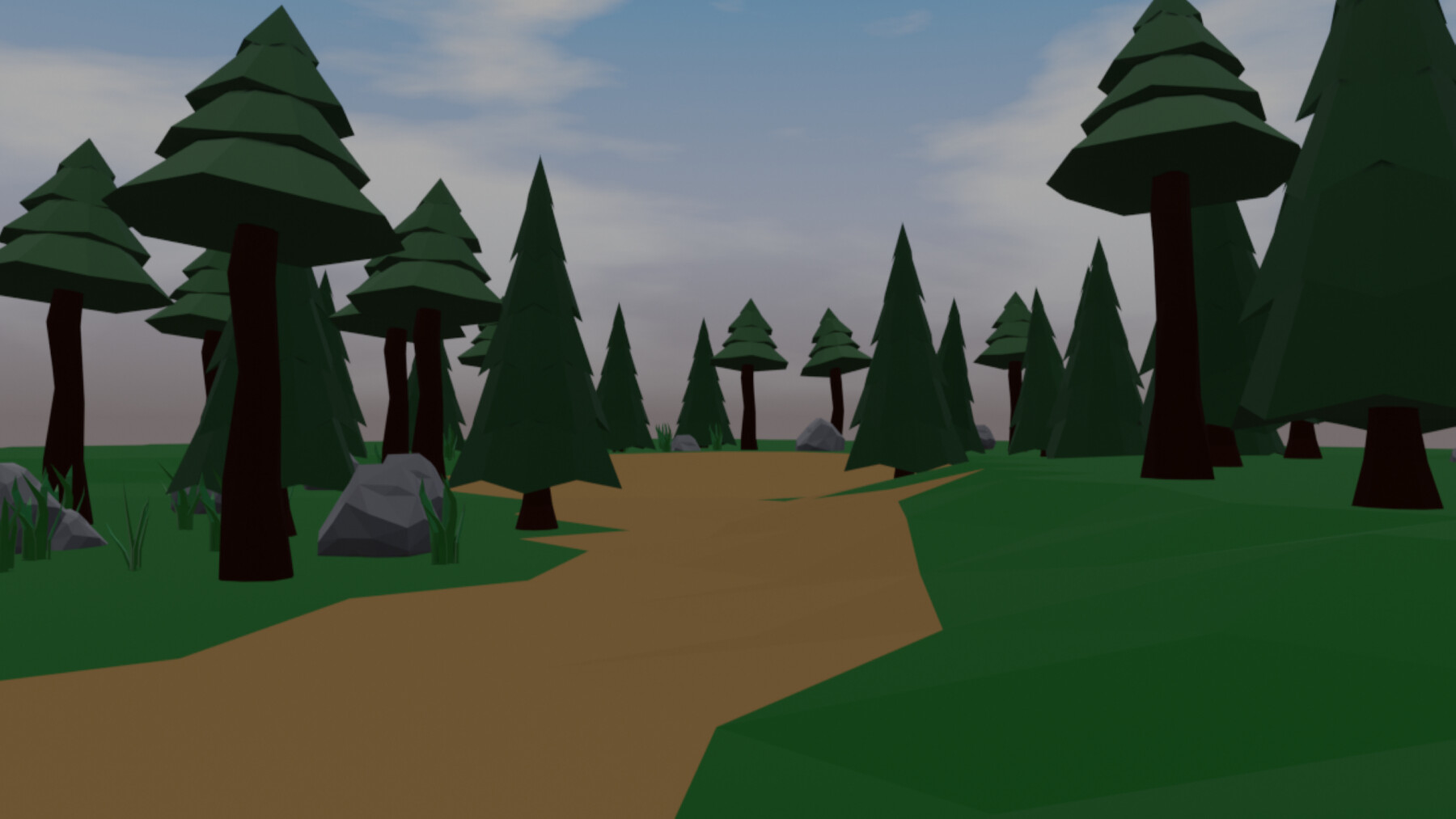 ArtStation - Low Poly Fantasy Forest Environment! | Game Assets