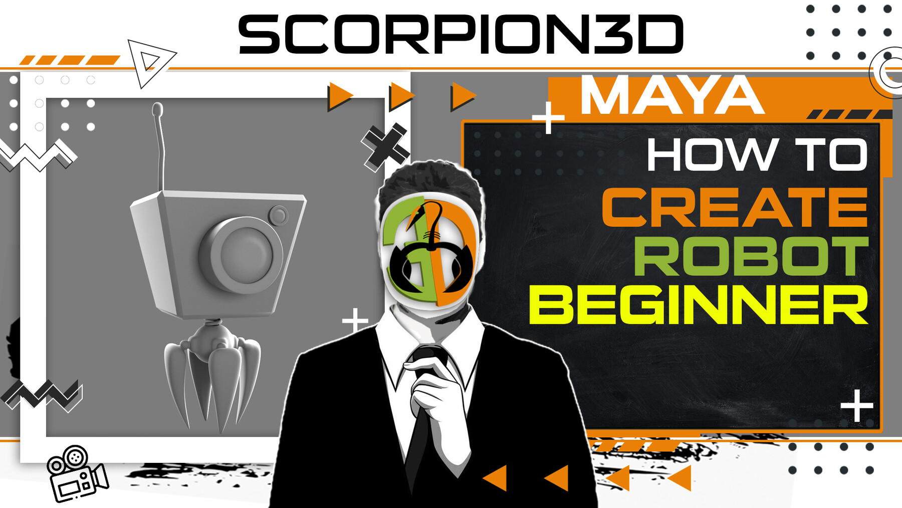 ArtStation - MAYA MODELING FOR BEGINNER - SPACESHIP & ROBOT | Tutorials