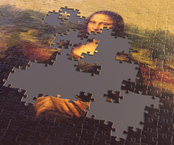 ArtStation - Puzzle Procedural Material | Game Assets