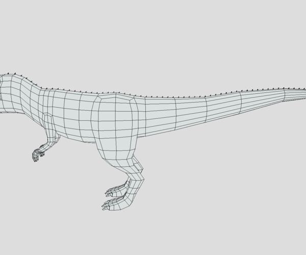 ArtStation - Low Poly Cartoon Torvosaurus Dinosaur | Resources