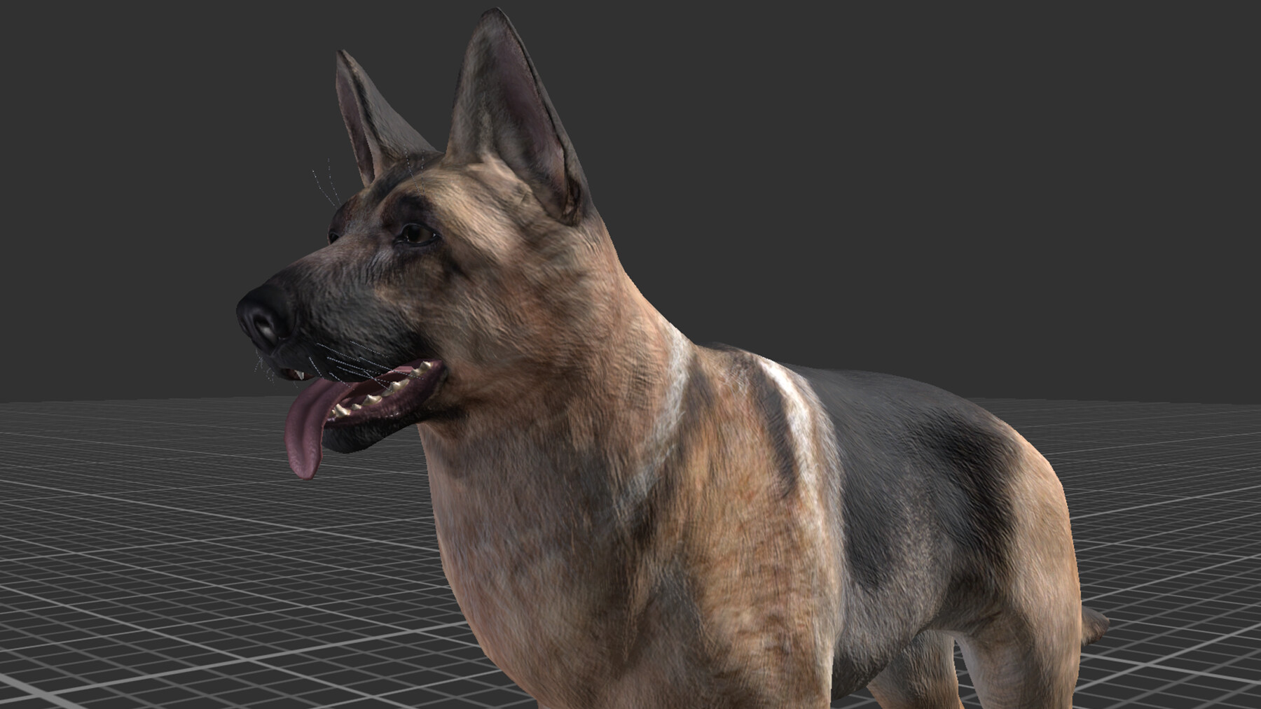 ArtStation - Dog - Shepherd | Game Assets