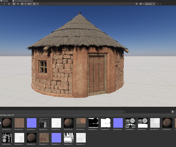 ArtStation - Round Hut | Game Assets